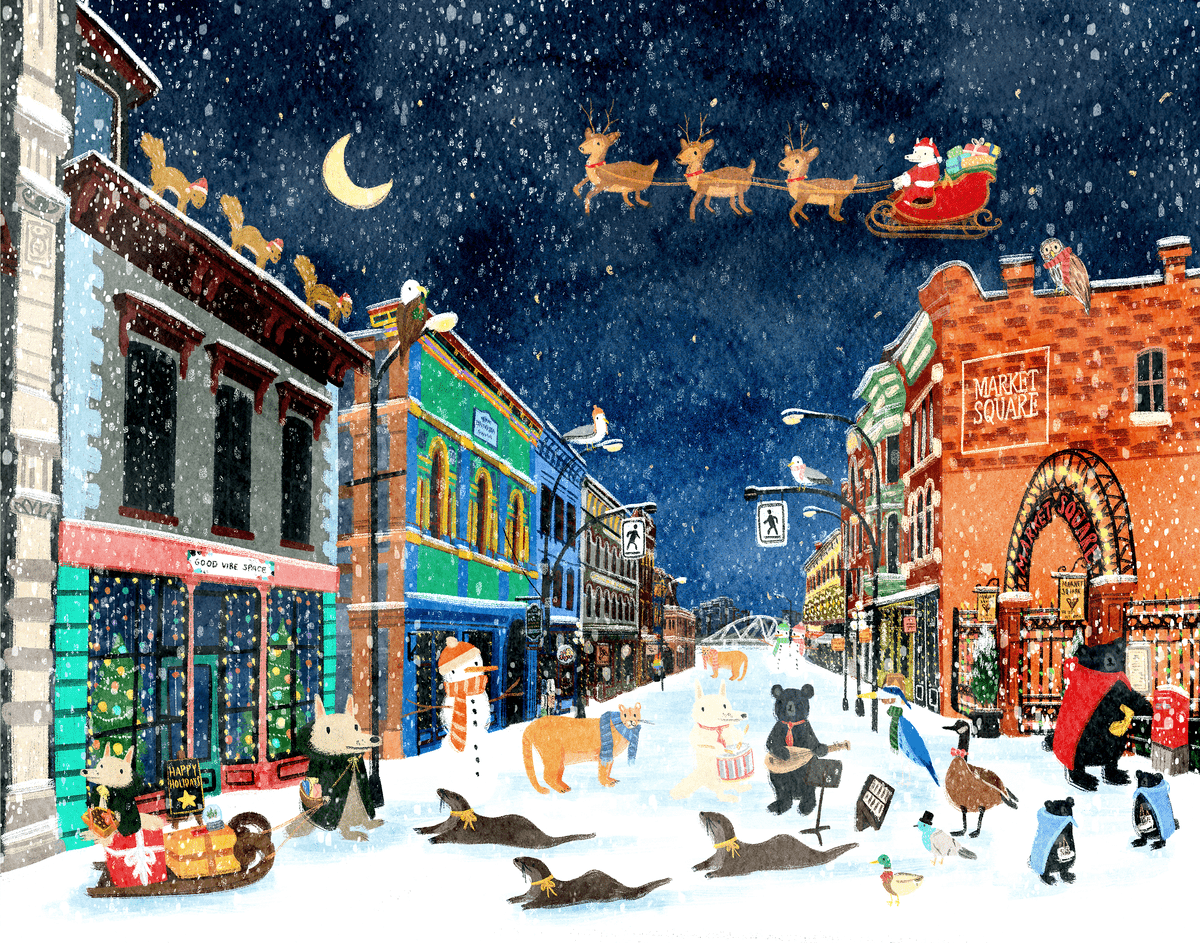 Christmas Wooden City Puzzle Puzzles WOODEN CITY PUZZLE: CHRISTMAS ...